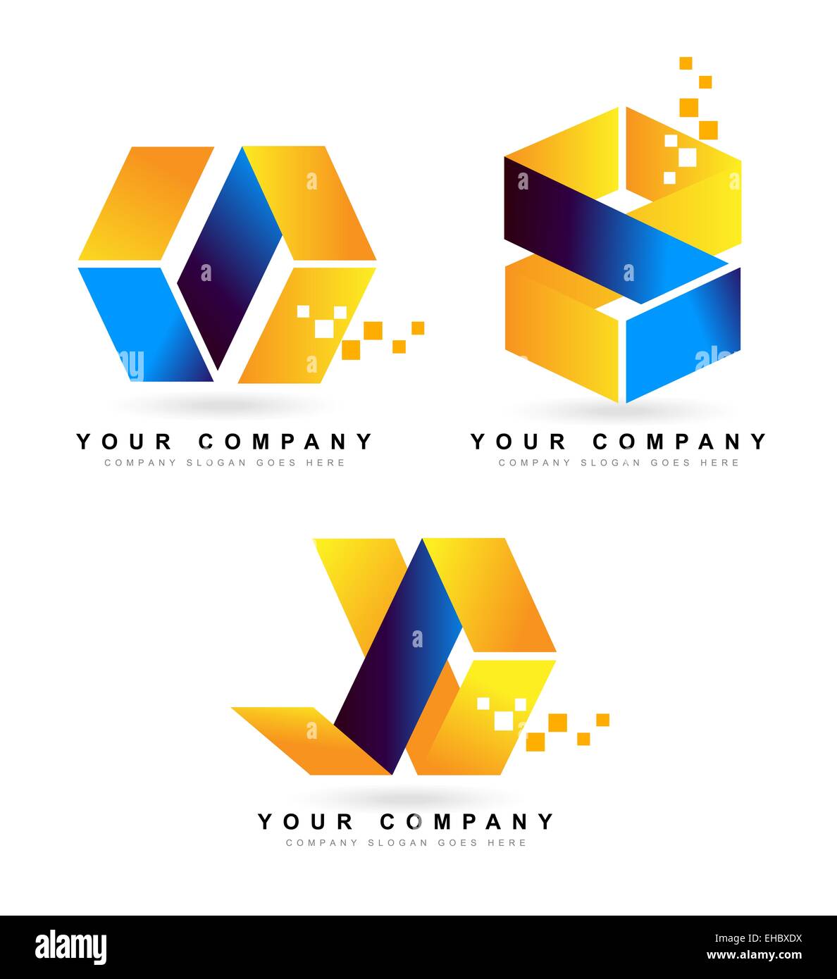 Abstract Cube Logo Abstract Business Cube Logo Minimalist Box Vector