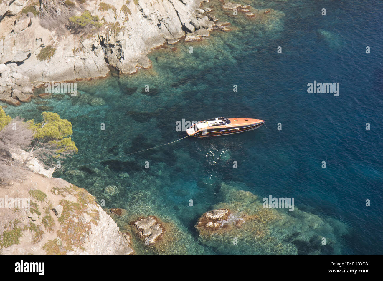 Ship top view hi-res stock photography and images - Alamy