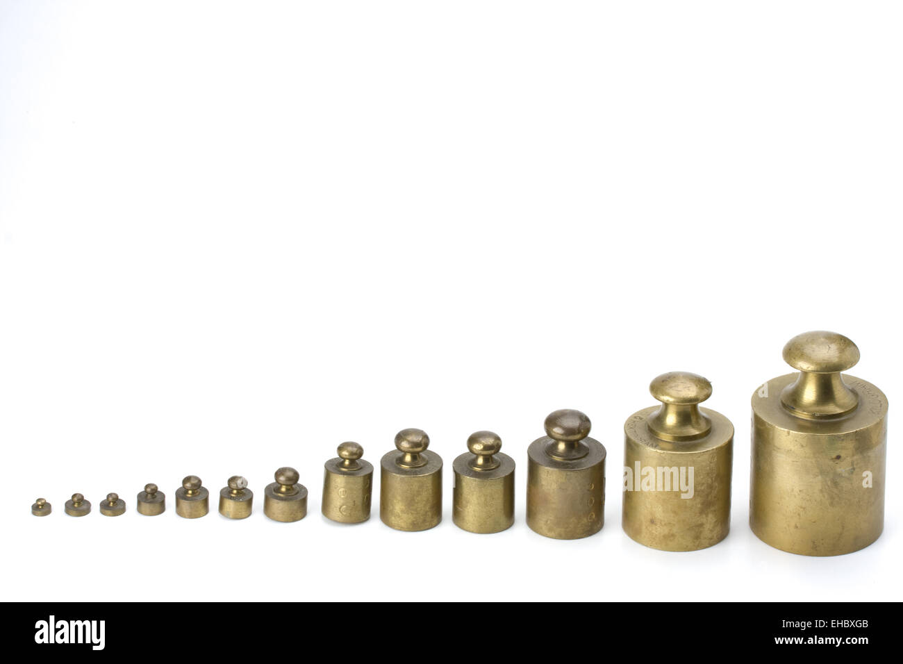 Brass weights hi-res stock photography and images - Alamy