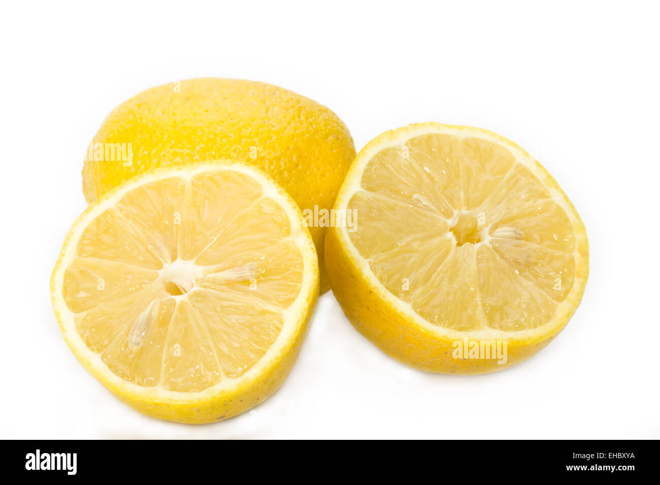 detail of a slices lemon Stock Photo - Alamy