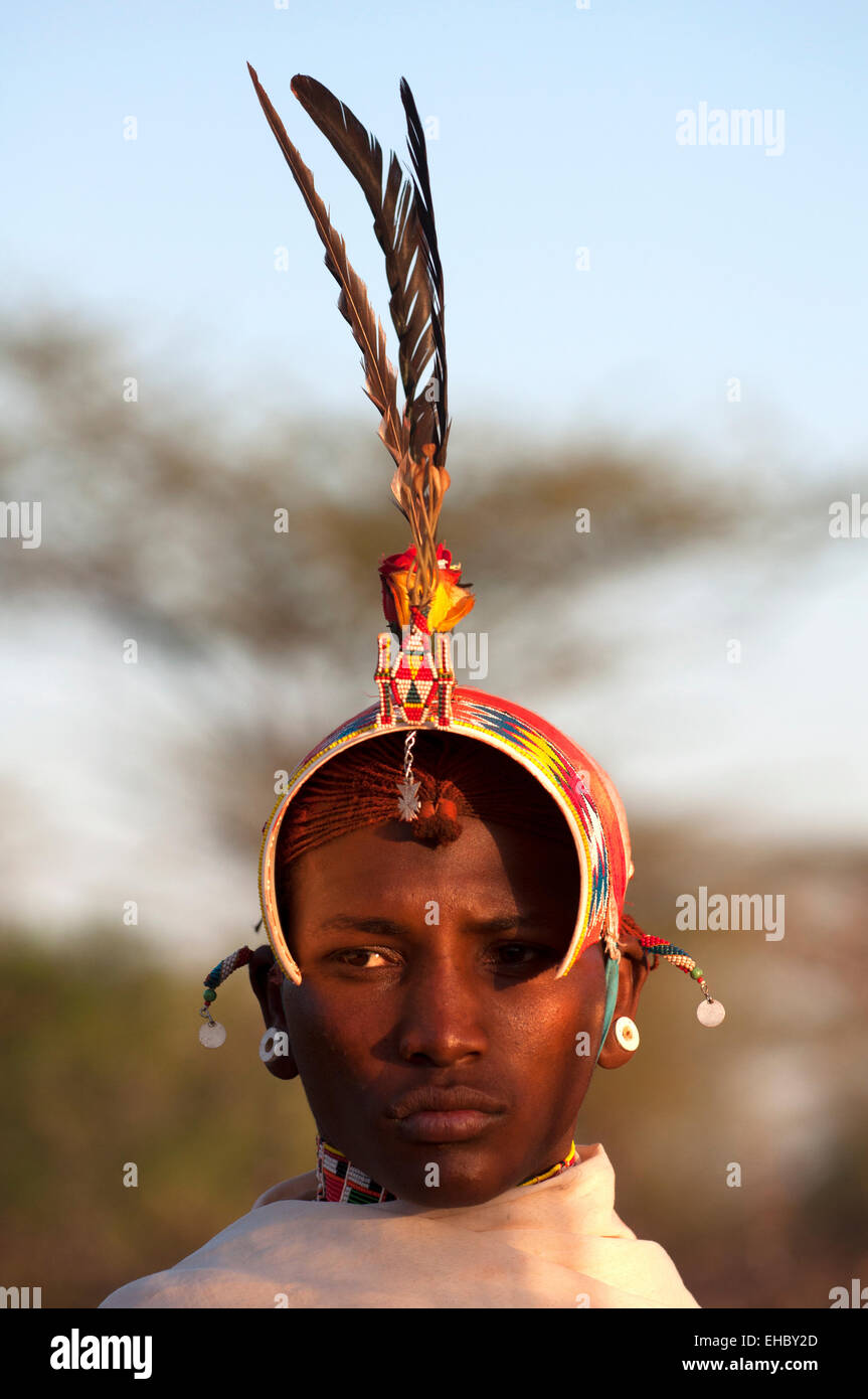 Samburu warrior jumping hi-res stock photography and images - Alamy
