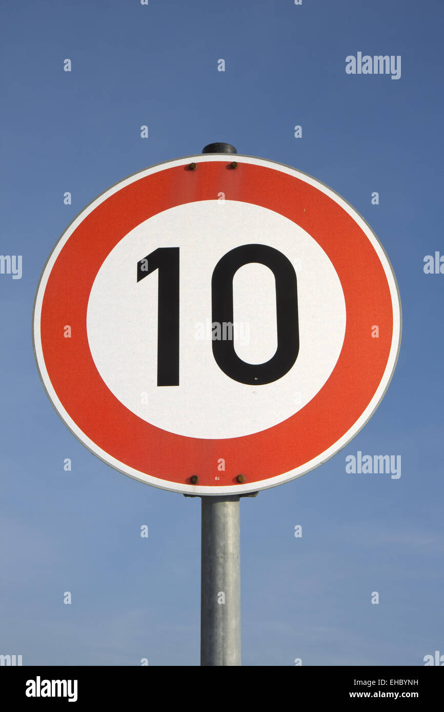 German Speed Limit Signs