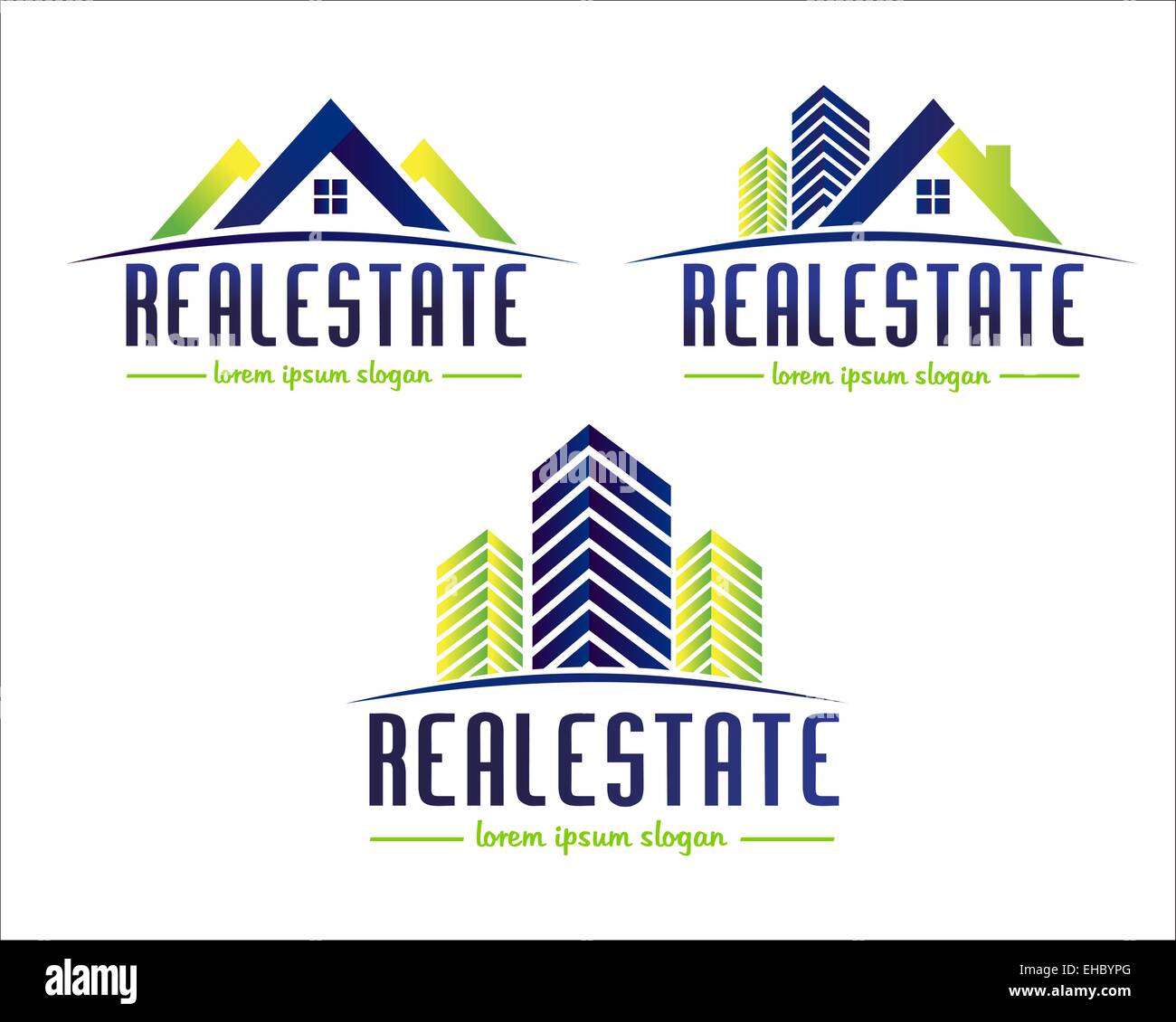 Real Estate Design. House Design. Creative Real Estate Vector Icons ...