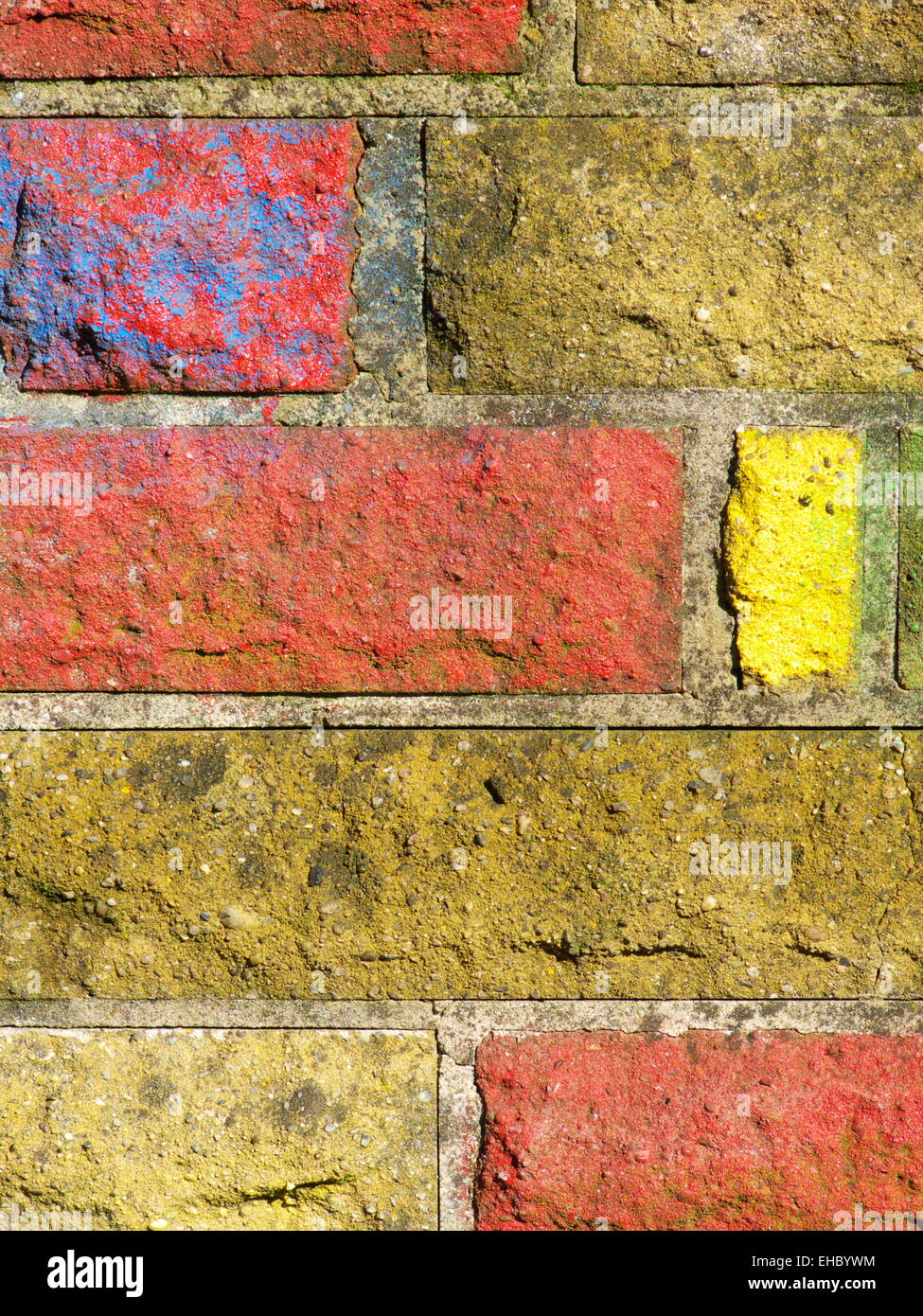 Coloured bricks hi-res stock photography and images - Alamy