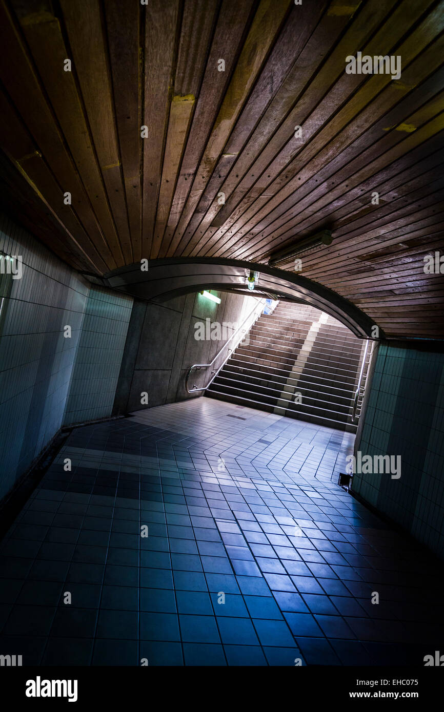 Entrance to Underpass Stock Photo - Alamy