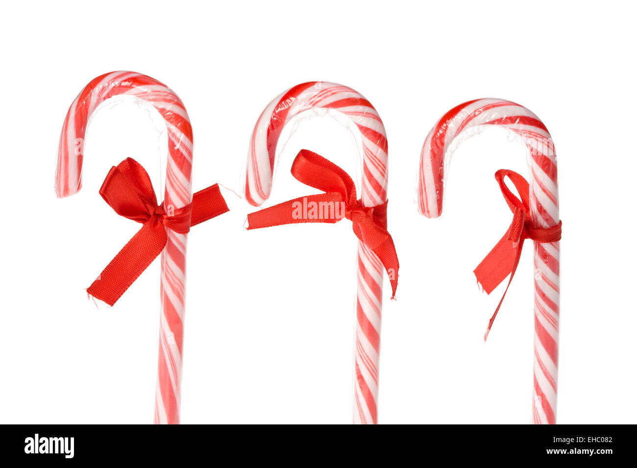 candy canes isolated on white background Stock Photo - Alamy