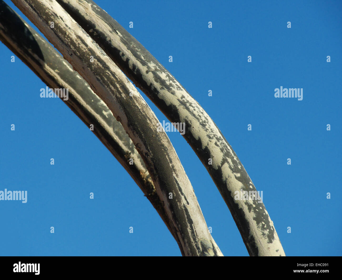 Laid open electric cables Stock Photo - Alamy