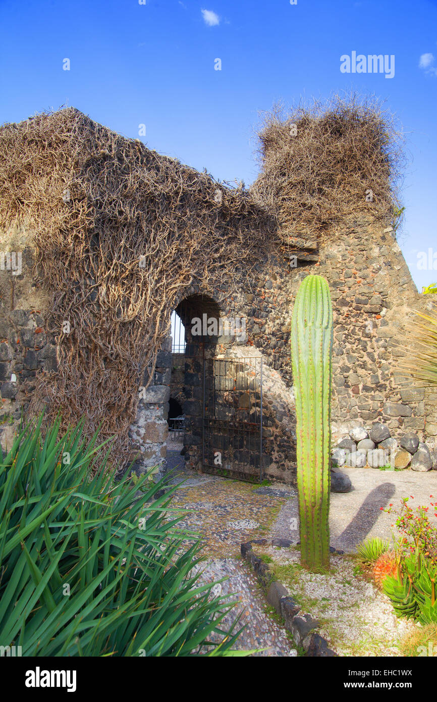 Medieval Castle of Aci Castello, Sicily Stock Photo - Alamy