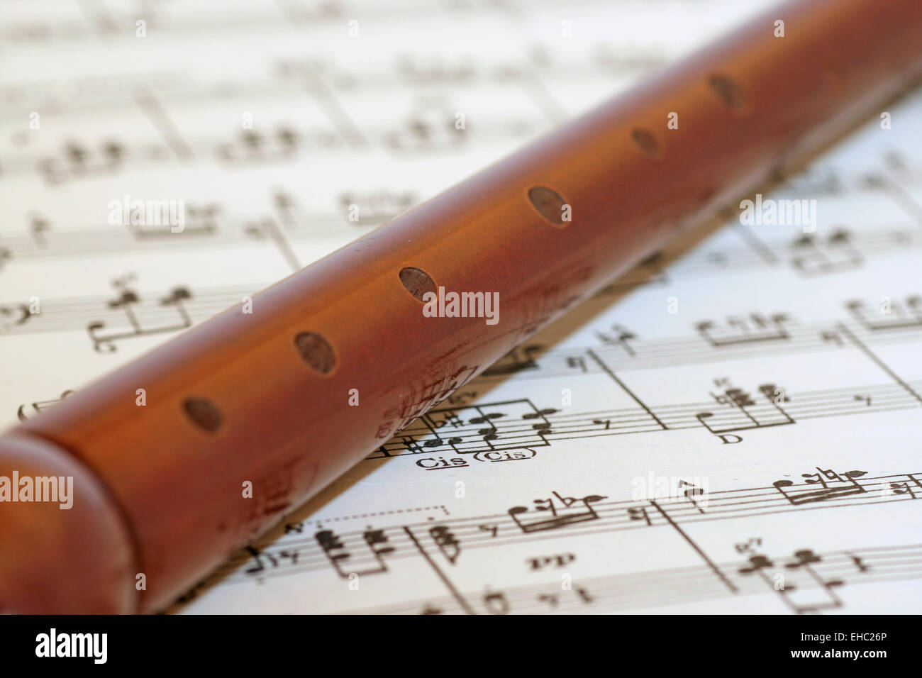 Recorder music notes hi-res stock photography and images - Alamy