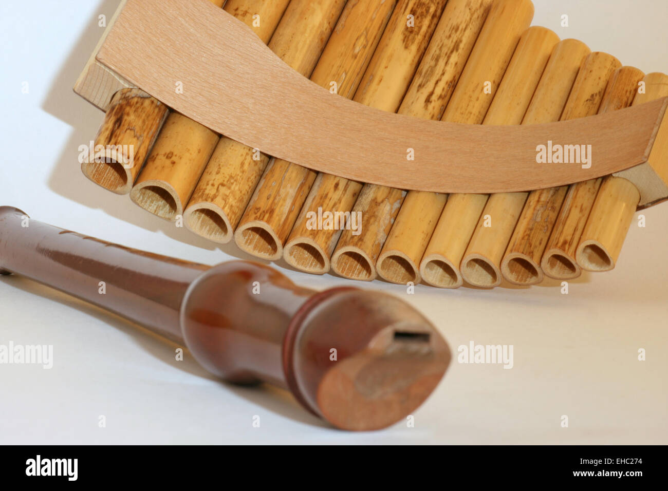 Pan flute instrument hi-res stock photography and images - Alamy