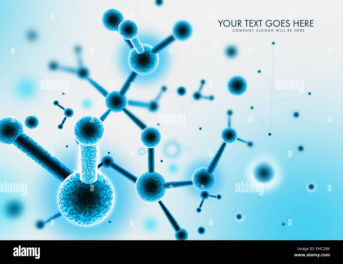 a-3d-illustration-representing-chemistry-organic-protein-molecules