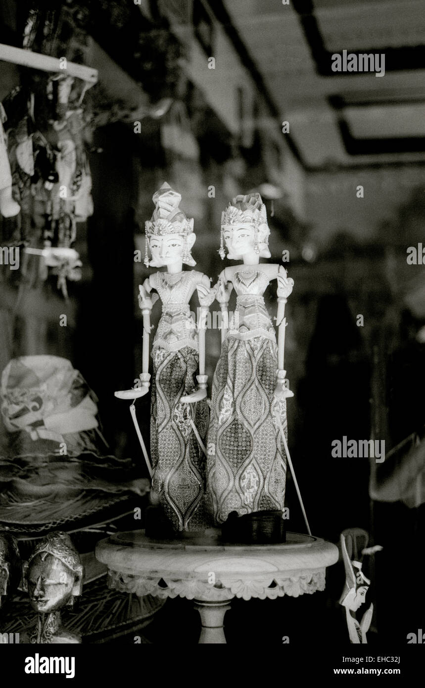 Balinese sculpture art in Ubud in Bali in Indonesia in Southeast Asia ...