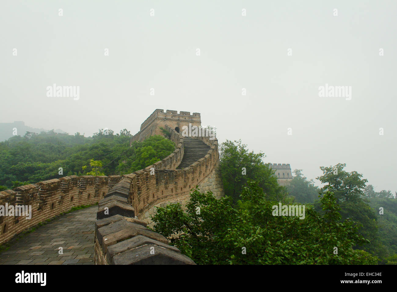 Photography of a Great Wall turret Stock Photo - Alamy
