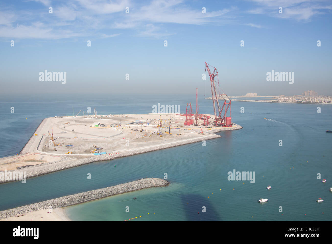 Dubai Eye Construction Site January 2015 Stock Photo - Alamy