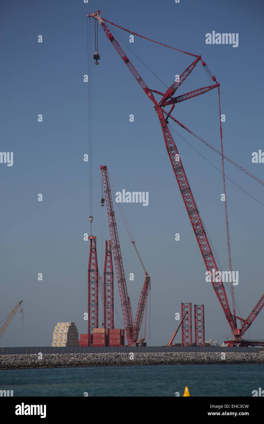 The Dubai Eye construction site, Dubai UAE Stock Photo - Alamy
