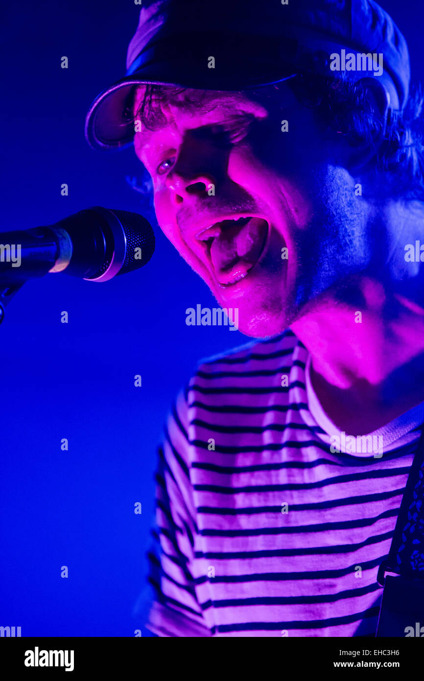 Segrate Milan Italy. 10th March 2015. The Norwegian indie pop band TEAM ...