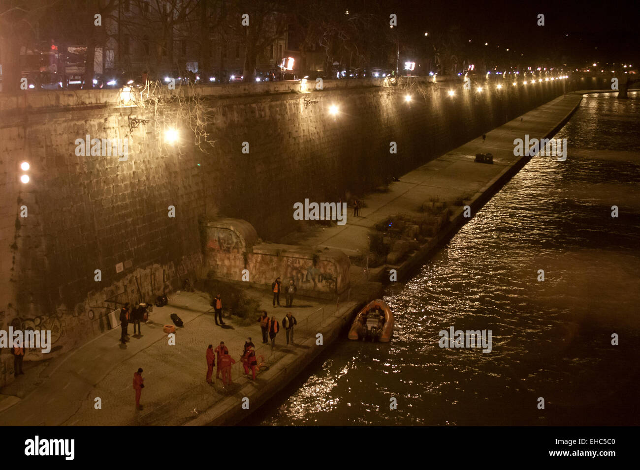 Rome, Italy. 10th March, 2015. Filming car chase scene for new James ...