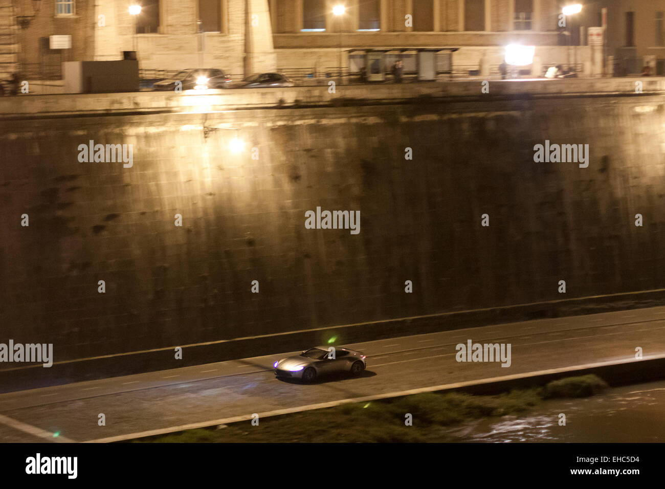 James bond action scene aston martin hi-res stock photography and ...