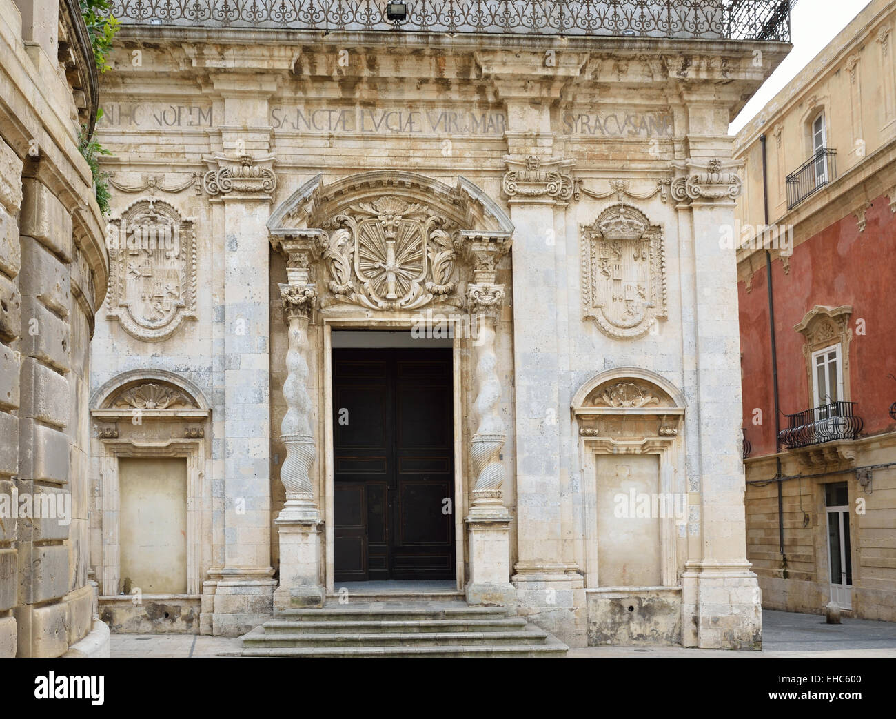 Baroque edifice in the ancient Syracuse Stock Photo - Alamy