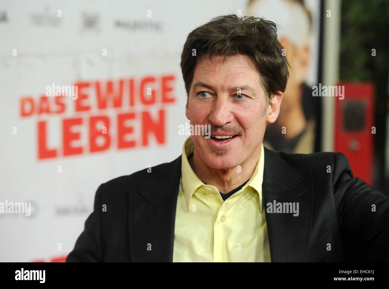 Munich, Germany. 10th Mar, 2015. Actor Tobias Moretti arrives for the ...