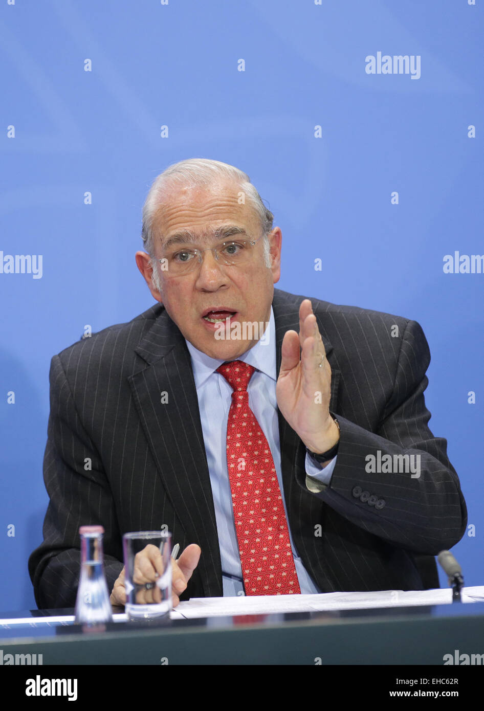 Berlin, Germany. 11th March, 2015. José Angel Gurria Secretary-General ...