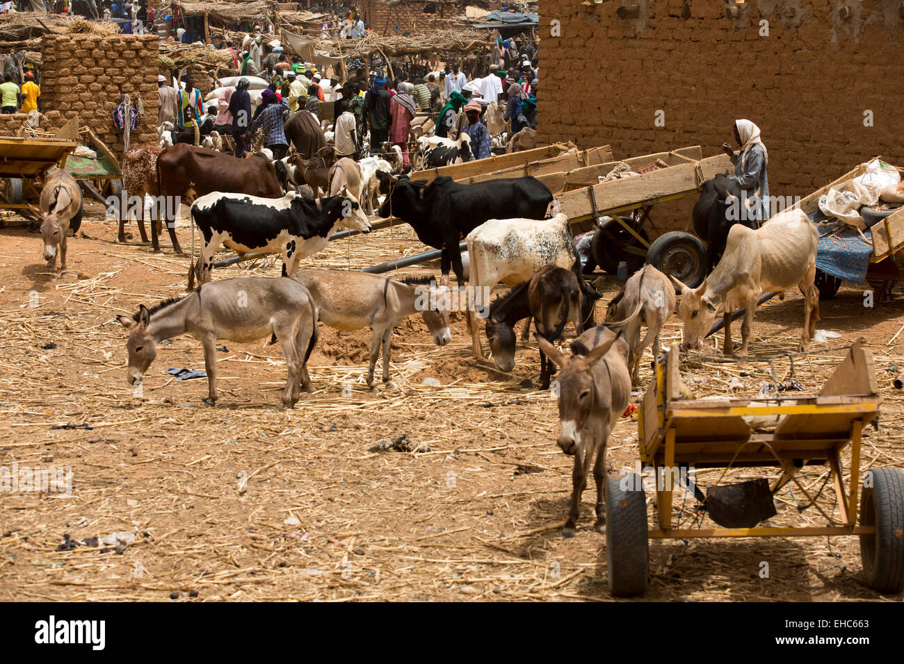 A market near Tera, Niger Stock Photo - Alamy