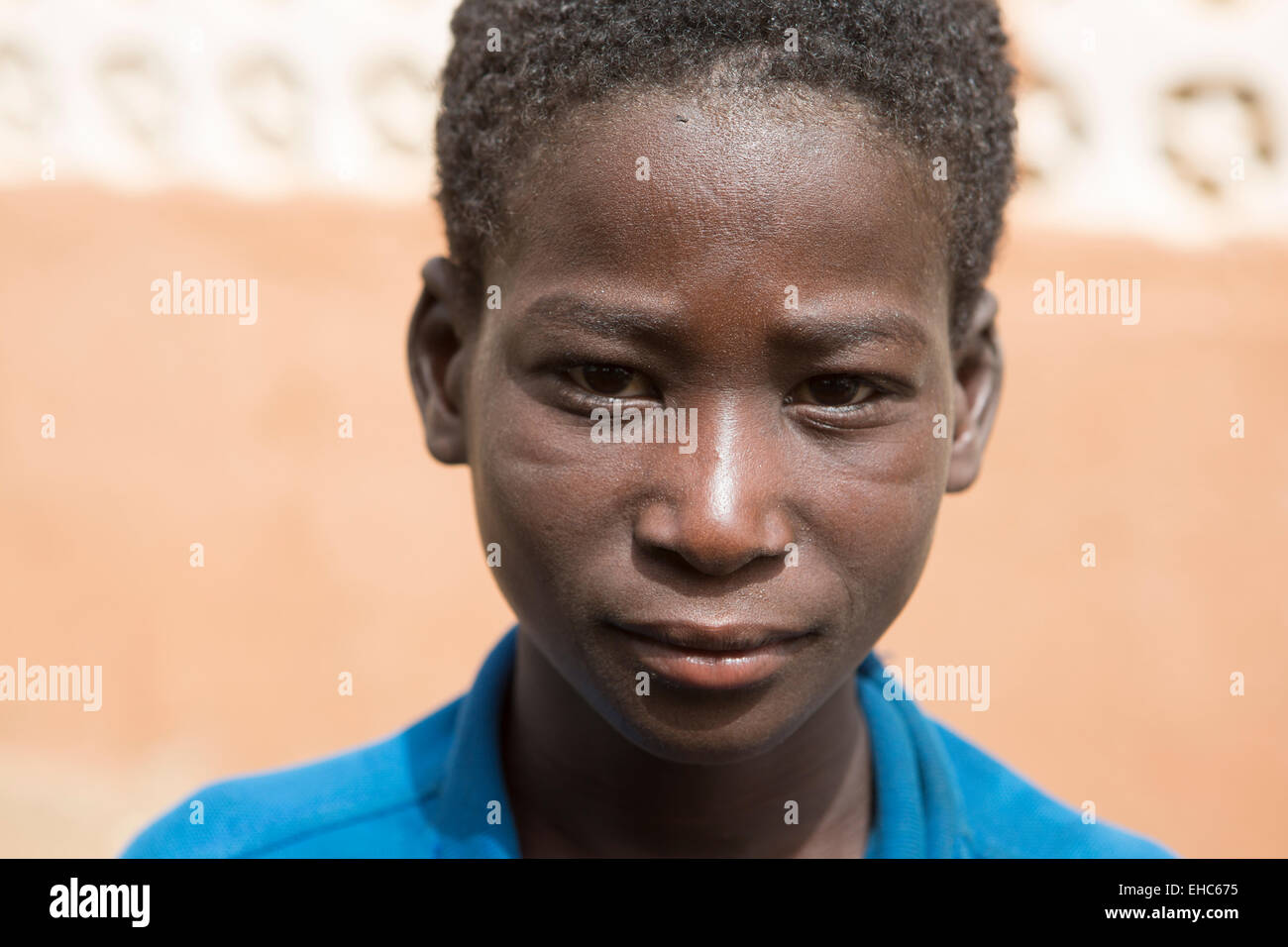 Tera, Niger, May 2012: Portrait of a young village boy Stock Photo - Alamy