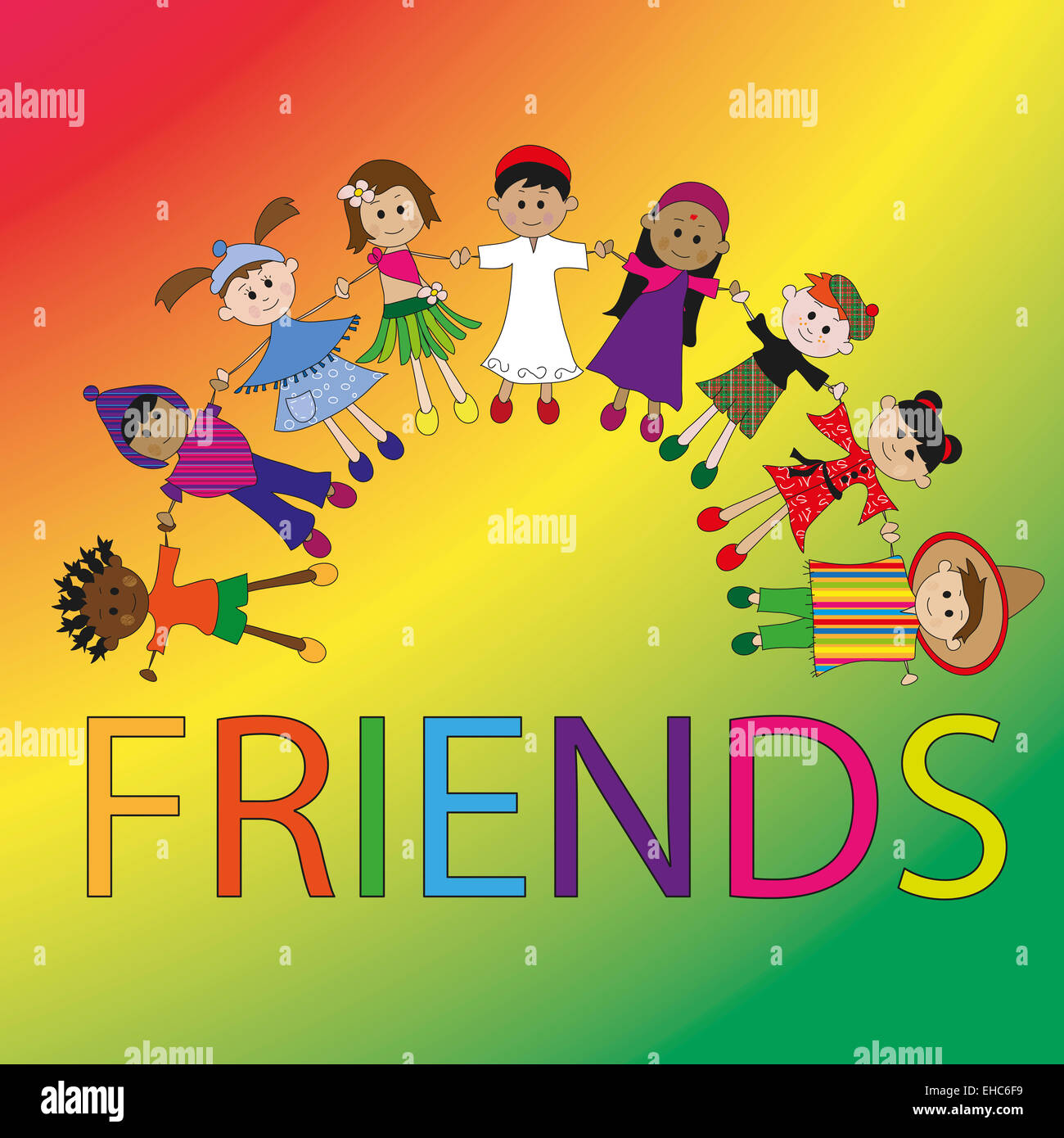 Illustration japanese kids hi-res stock photography and images - Alamy