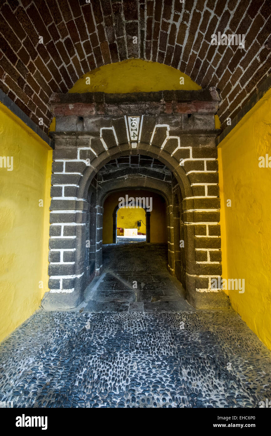 15th century Portuguese fortress of Forteleza De Sao Tiago at Funchal ...
