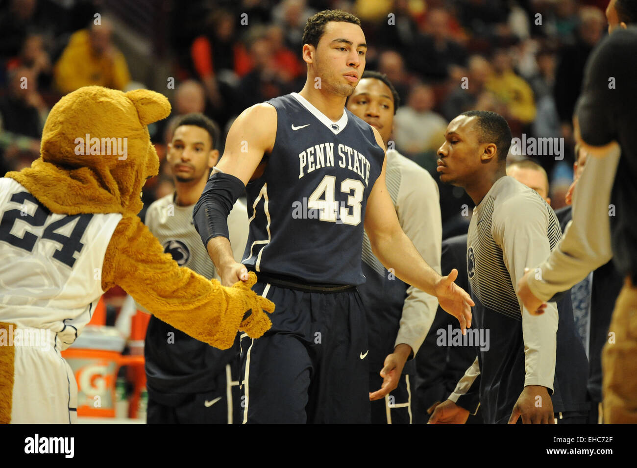 Chicago, IL, USA. 11th Mar, 2015. Penn State Nittany Lions forward Ross ...