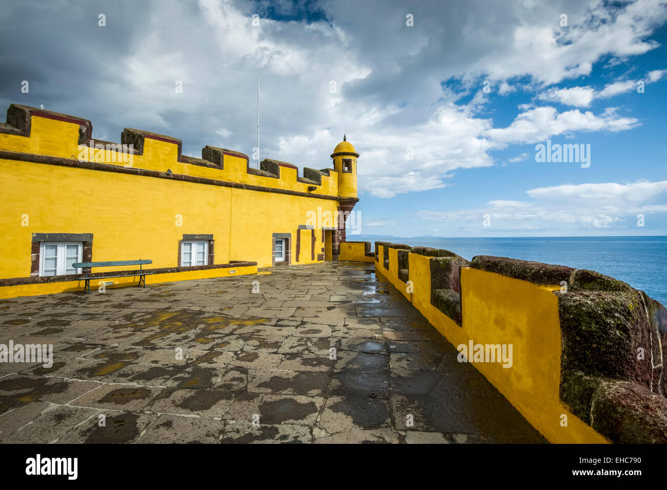 15th century Portuguese fortress of Forteleza De Sao Tiago at Funchal ...