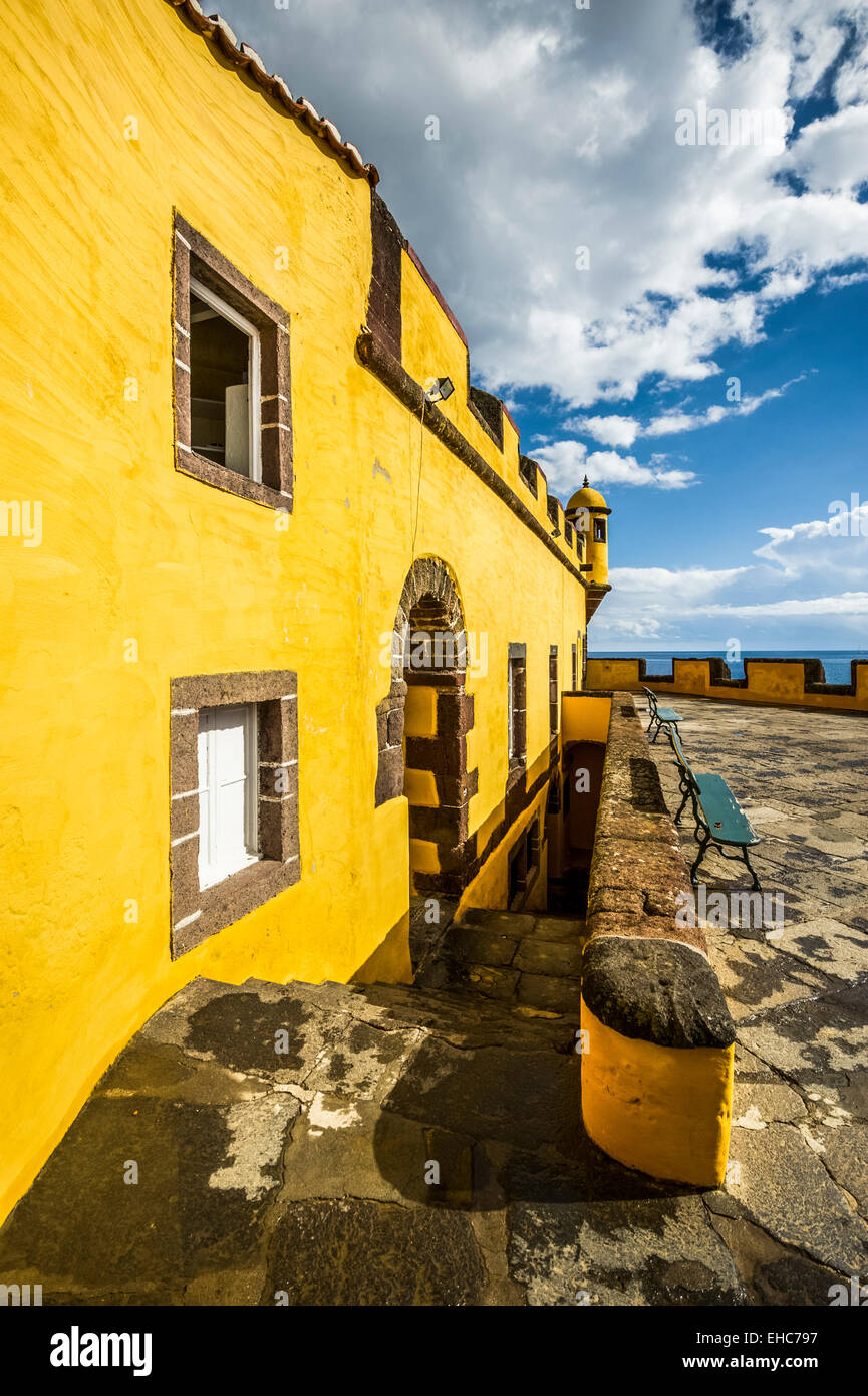 15th century Portuguese fortress of Forteleza De Sao Tiago at Funchal ...
