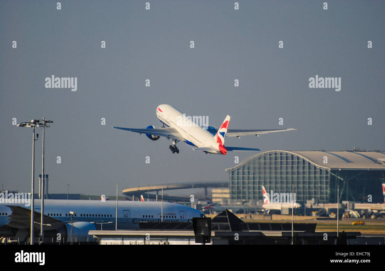 British Airways jet taking off Stock Photo - Alamy