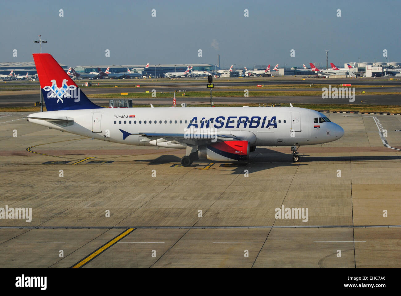 Air Serbia jet airlines Airserbia Stock Photo - Alamy