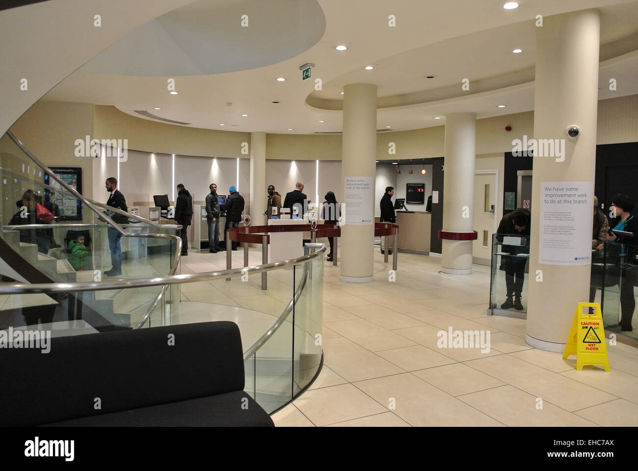 Inside Barclay's Bank Sheffield Stock Photo - Alamy