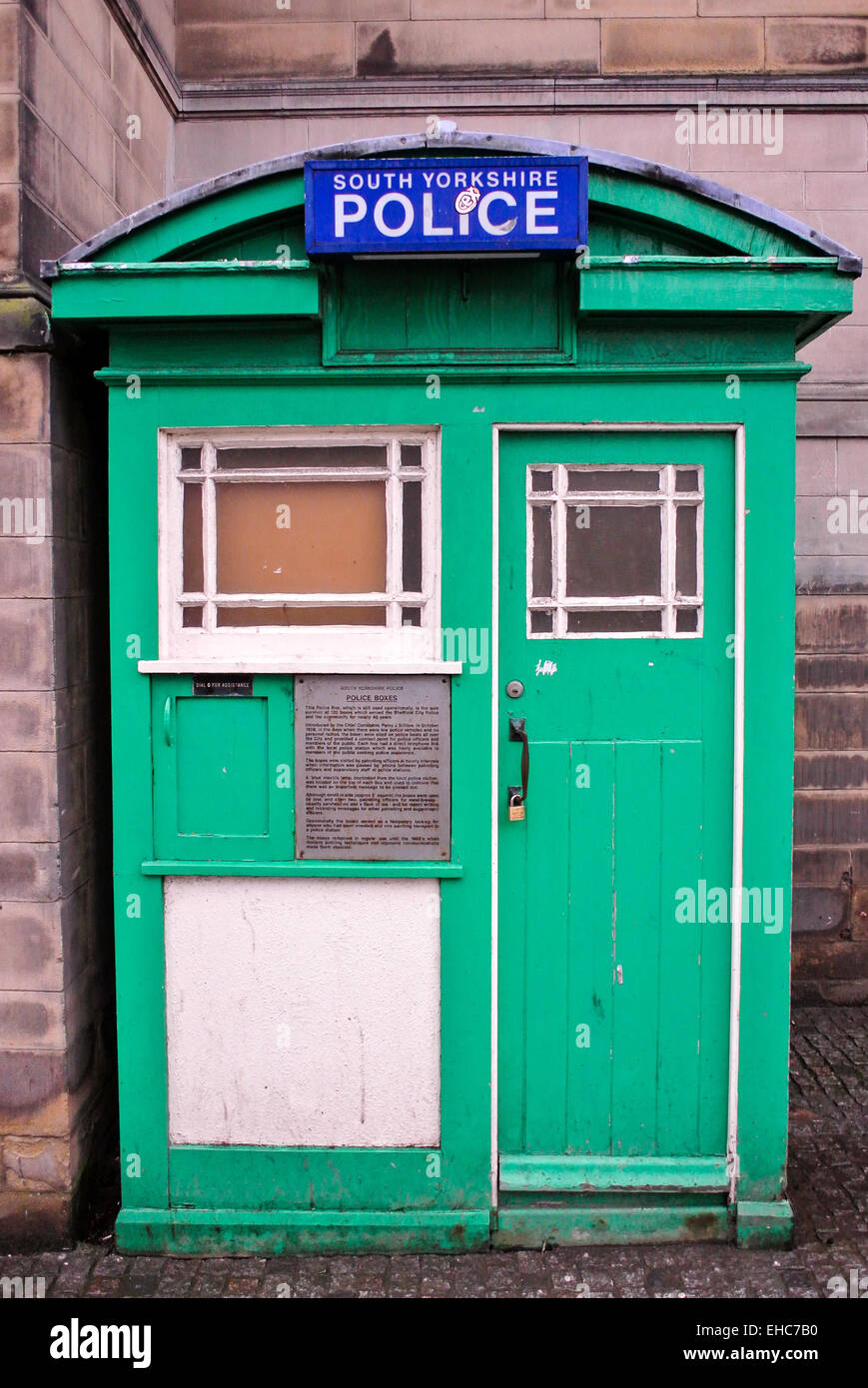 South Yorkshire police box Stock Photo - Alamy