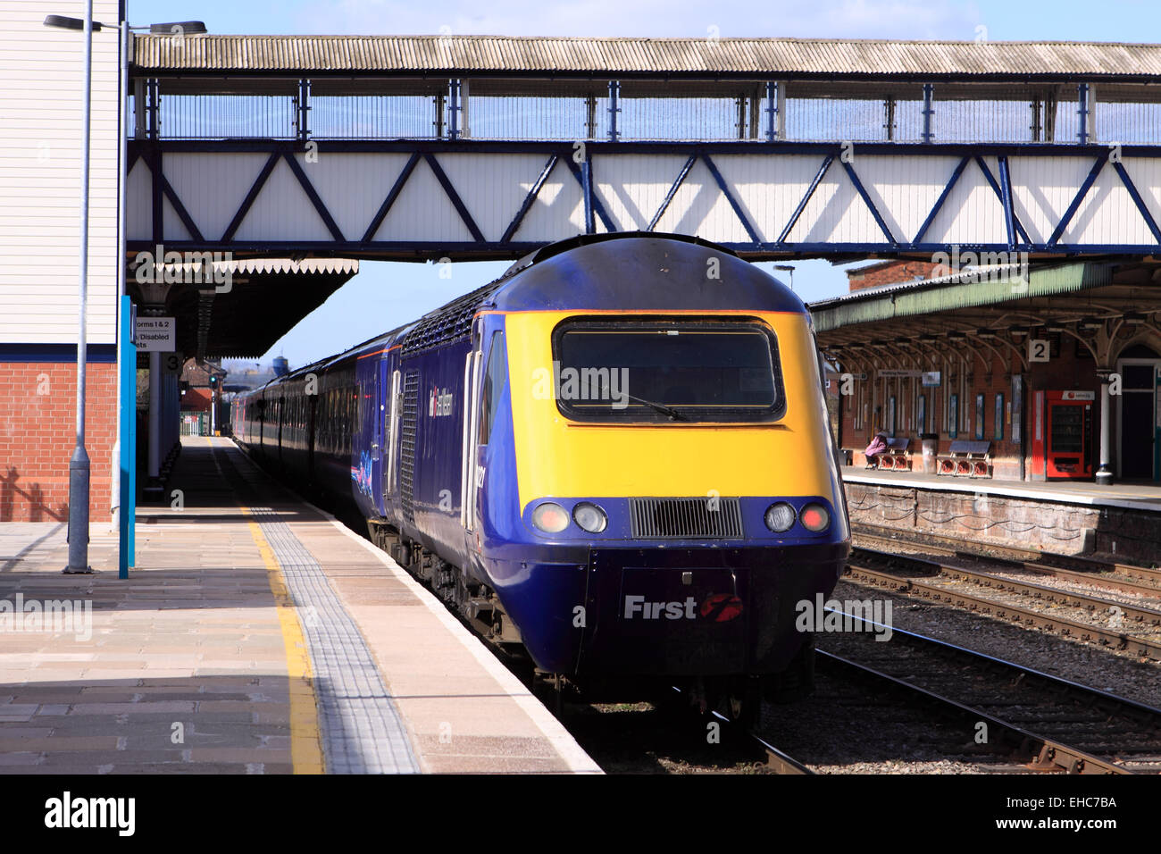 First Great Western Class 43 InterCity 125 train at Hereford rail ...