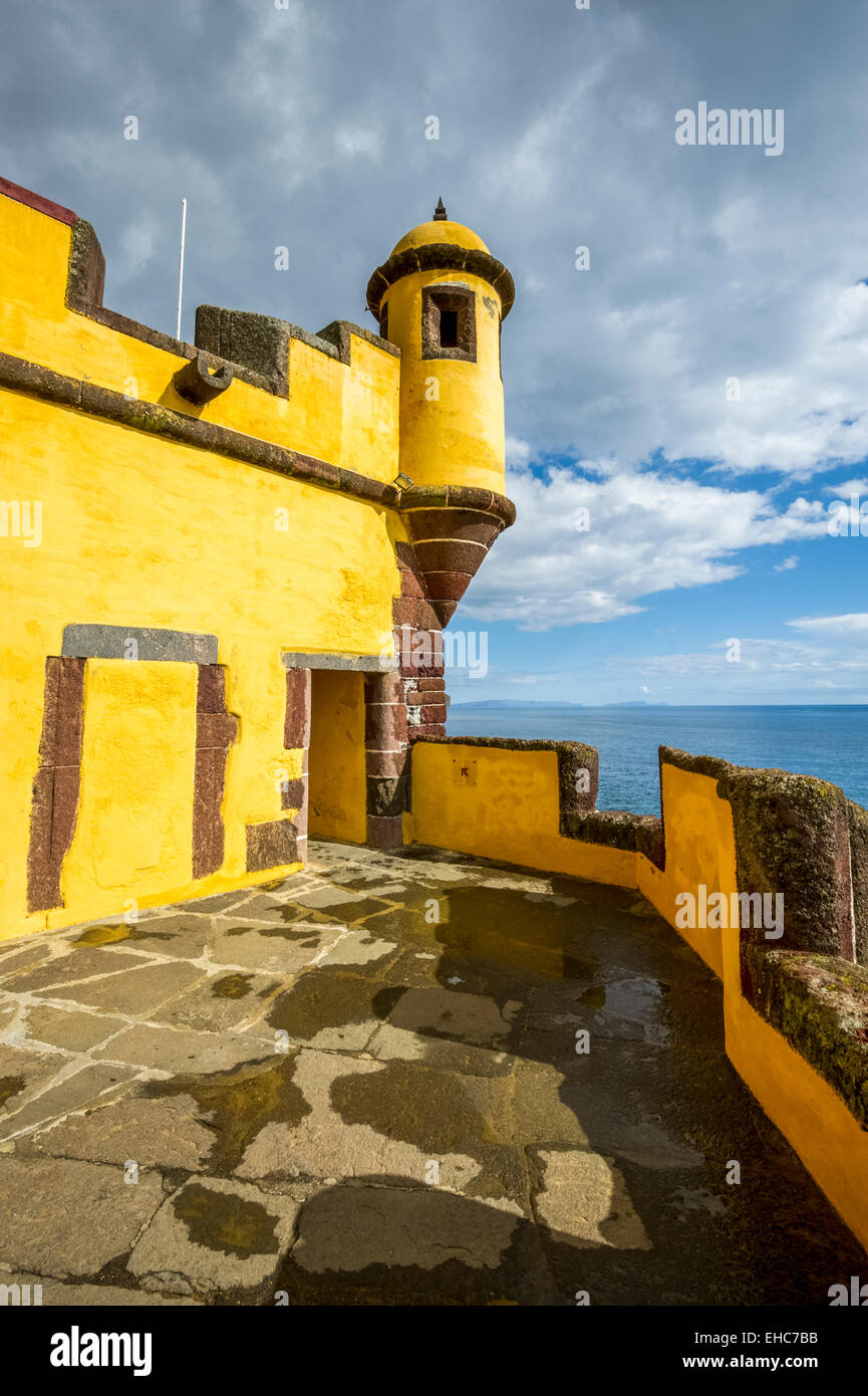 15th century Portuguese fortress of Forteleza De Sao Tiago at Funchal ...