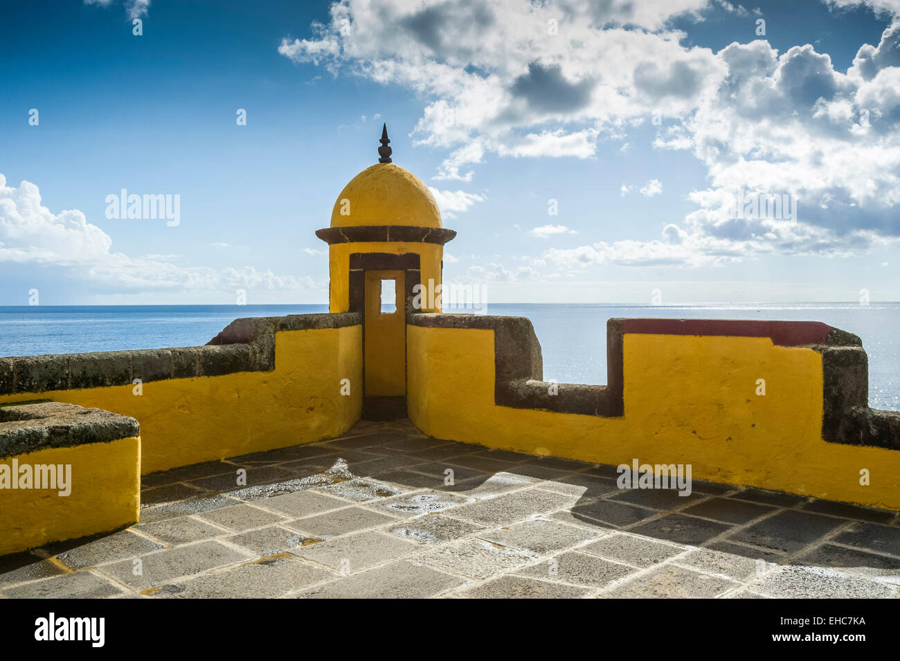 15th century Portuguese fortress of Forteleza De Sao Tiago at Funchal ...