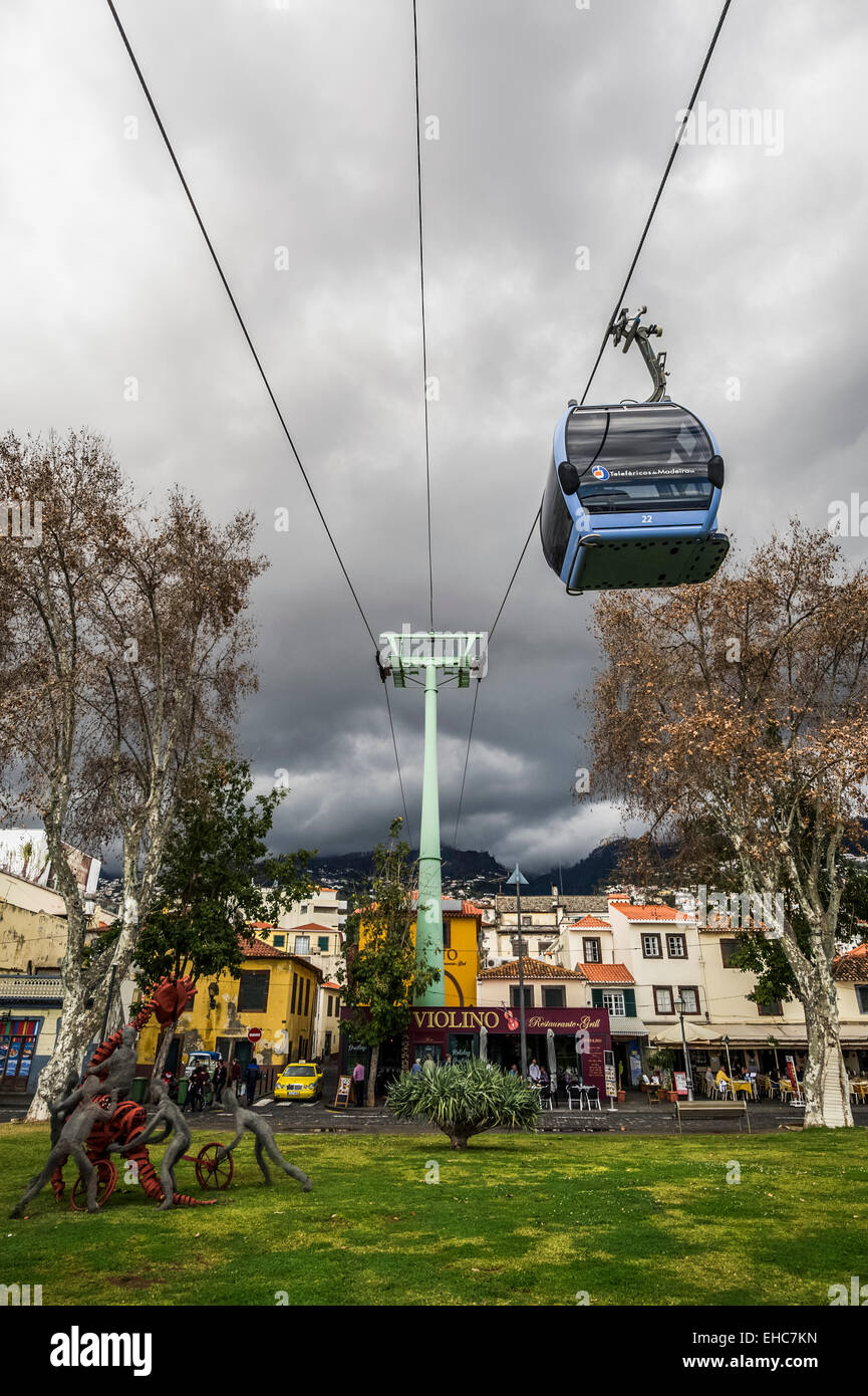 Island of Madeira, street scenes on Funchal's promenade Stock Photo - Alamy