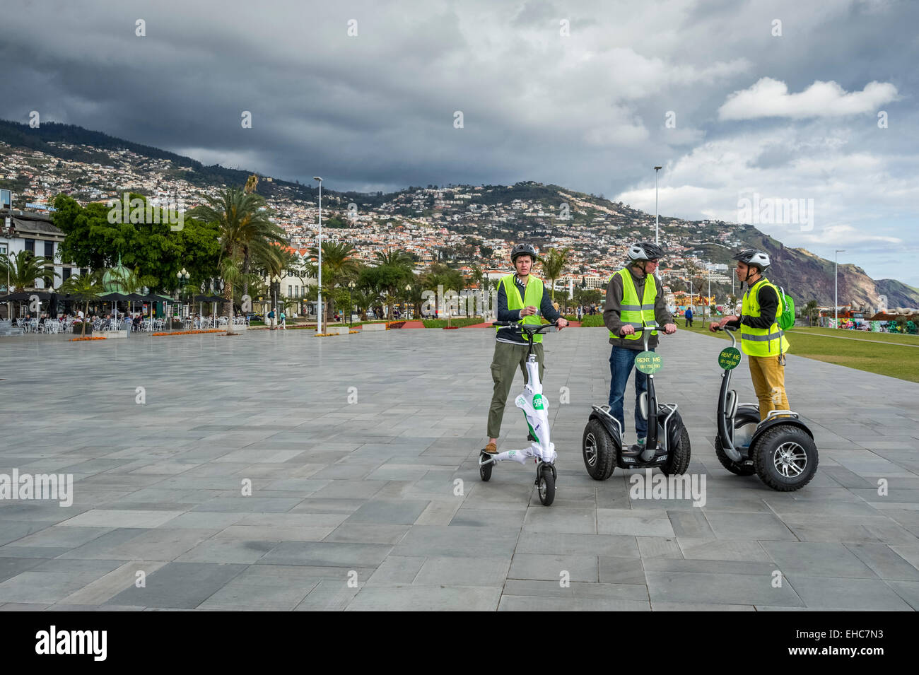 Island of Madeira, street scenes on Funchal's promenade Stock Photo - Alamy