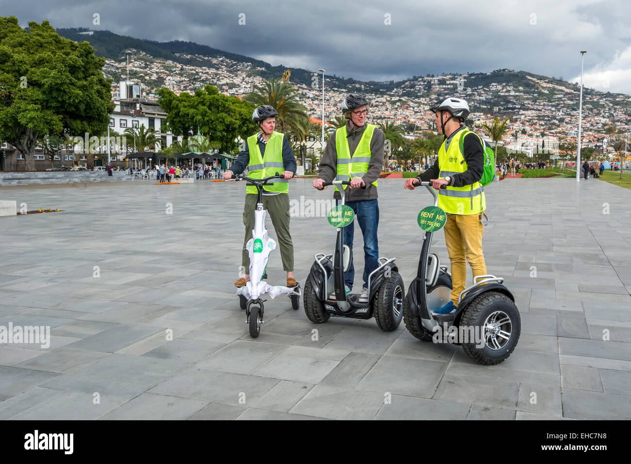 Island of Madeira, street scenes on Funchal's promenade Stock Photo - Alamy