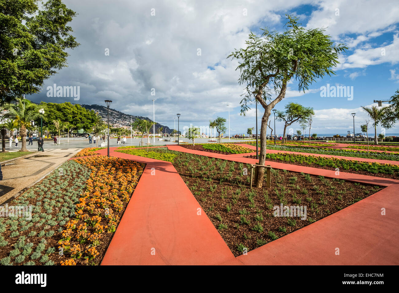 Island of Madeira, street scenes on Funchal's promenade Stock Photo - Alamy