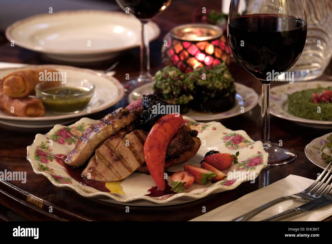 Traditional Georgian cuisine Republic of Georgia Stock Photo - Alamy