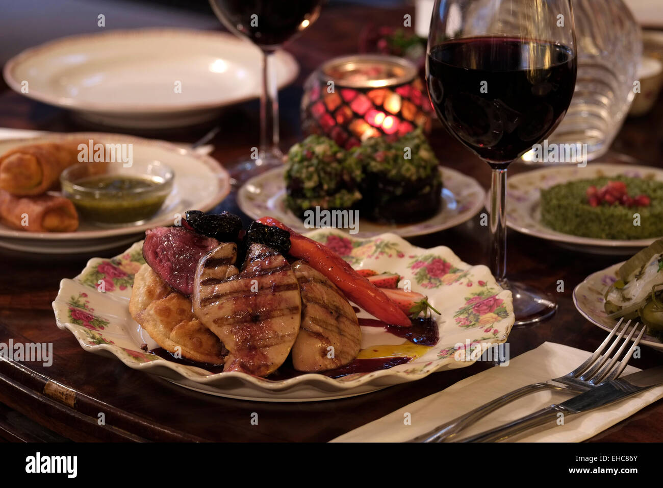 Traditional Georgian cuisine Republic of Georgia Stock Photo - Alamy