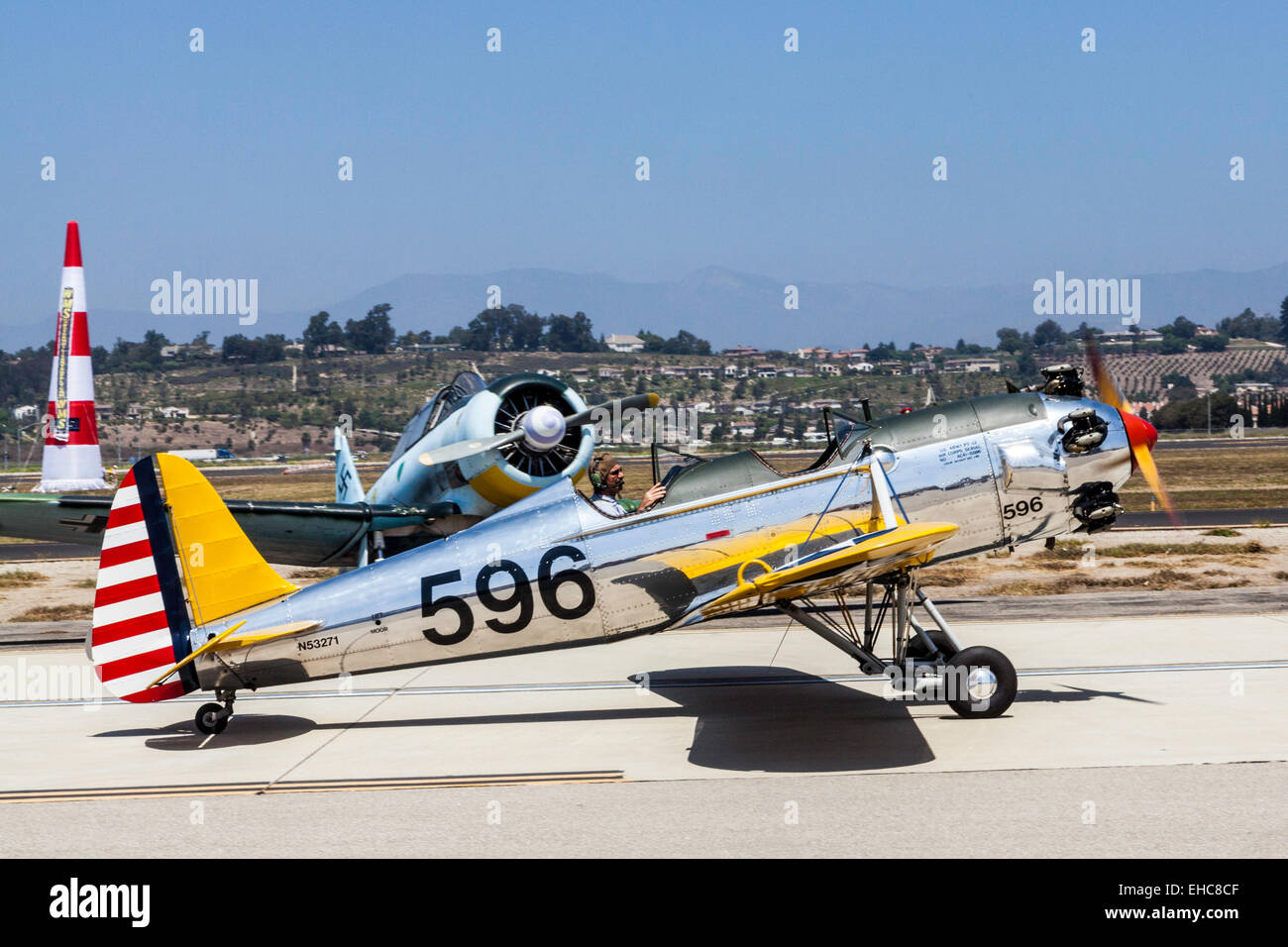 A Ryan PT-22 trainer aircraft at the 2011 Wings Over Camarillo Air Show ...
