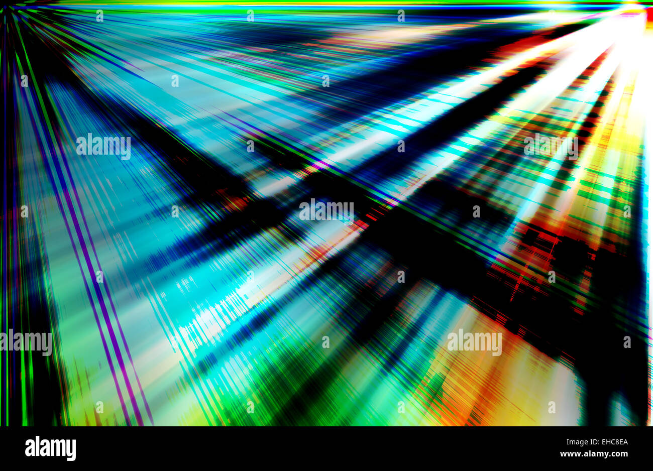 abstract blue background with motion ray Stock Photo - Alamy