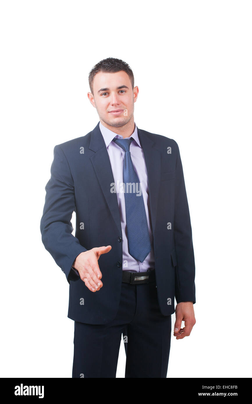 Man shows hand sign Stock Photo - Alamy