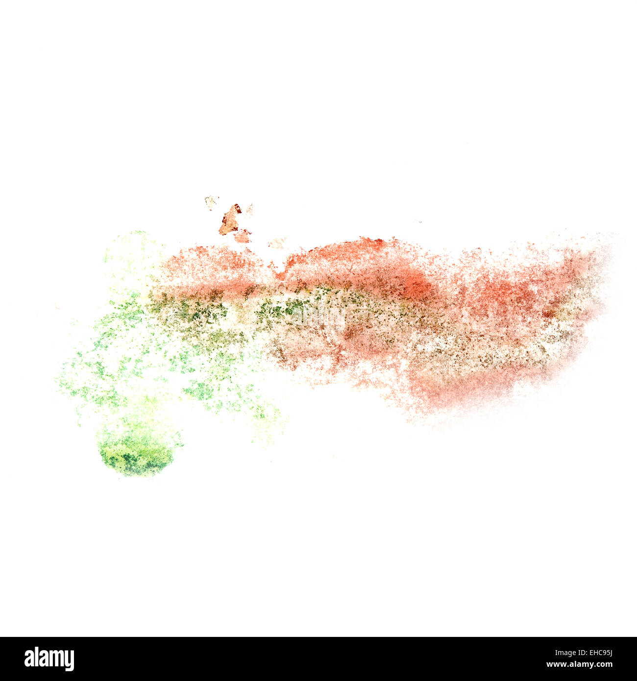 Abstract watercolor red,green background for your design insul Stock ...