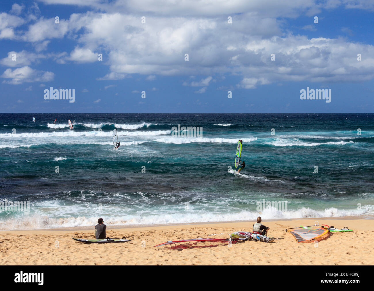Windsurf Beach Beaches Windsurfing High Resolution Stock Photography ...